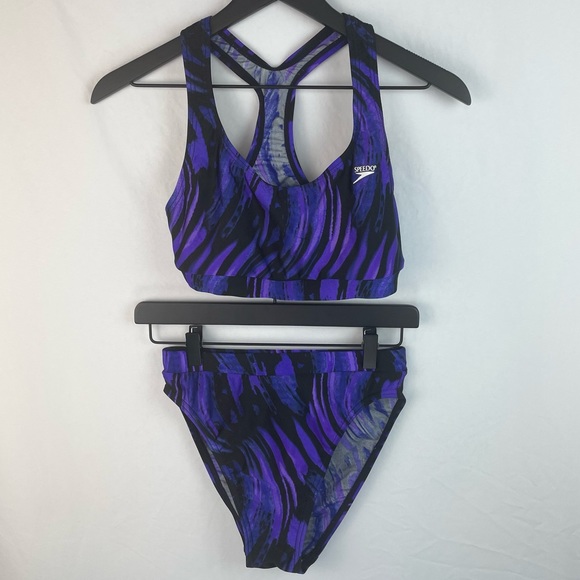 Speedo | Swim | Retro Purple Speedo Bikini Set | Poshmark
